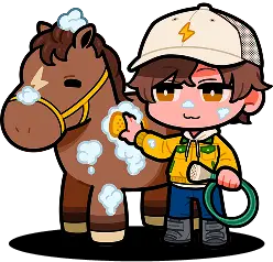 厩務員のイメージイラスト