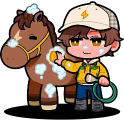 厩務員のイメージイラスト